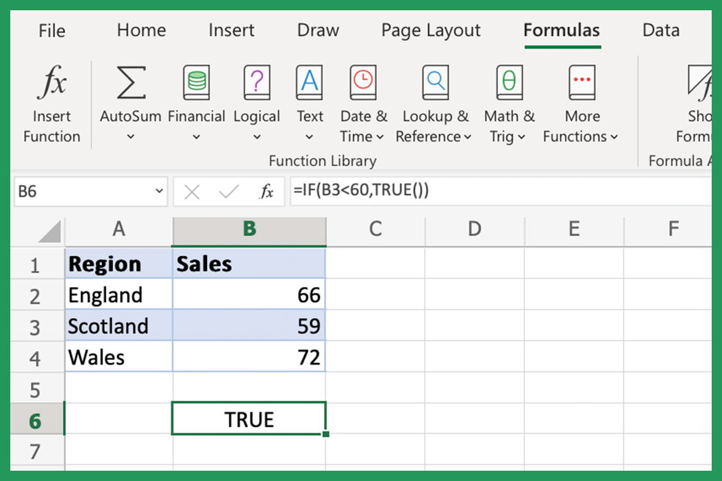 How To Use True and False in Excel - Classical Finance