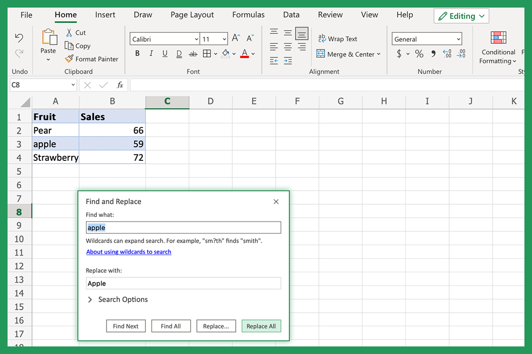 Find and Replace Excel (Full Guide) - Classical Finance