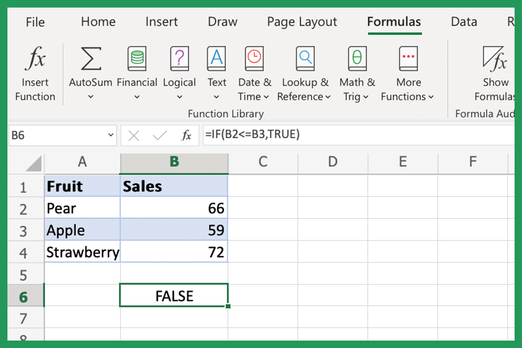 How To Use True And False In Excel Classical Finance