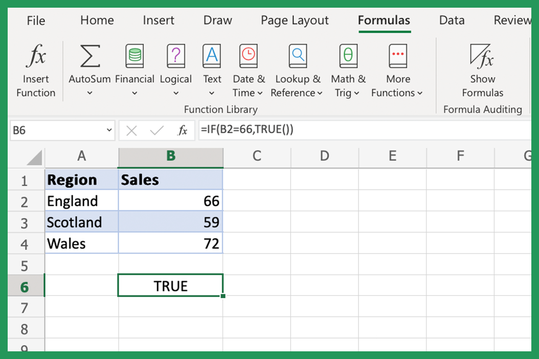 How To Use True and False in Excel - Classical Finance