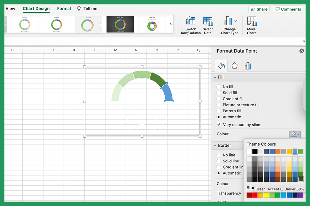 How To Make A Gauge Chart In Excel (Windows + Mac)