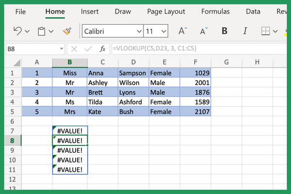 Guide to Using VLOOKUP in Excel - Classical Finance