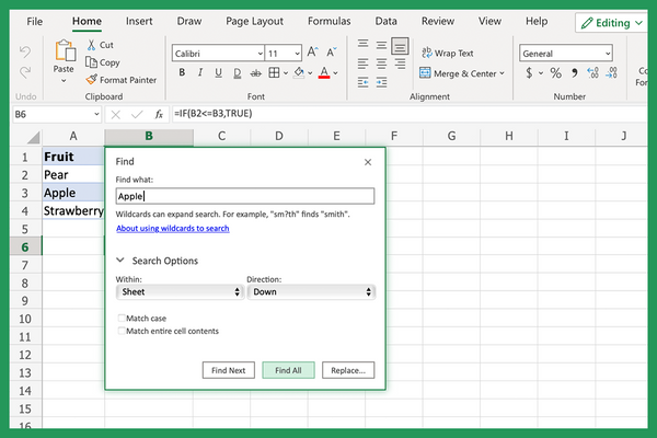 Find and Replace Excel (Full Guide) - Classical Finance